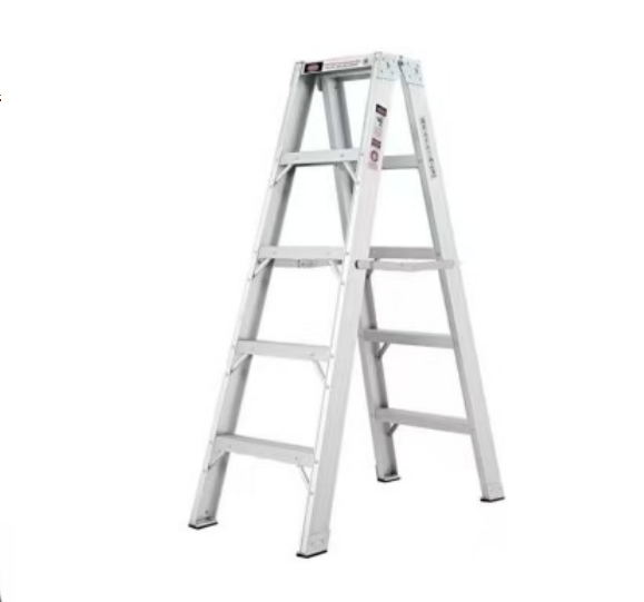 1.2m Lightweight Aluminum Folding A-Frame 4-Step Ladder Modern Design ...