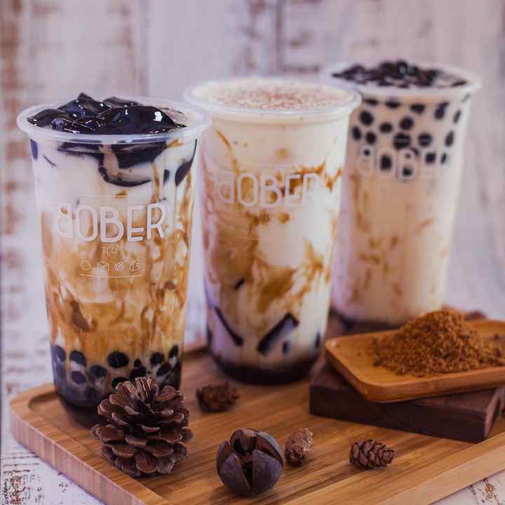 Pearl milk tea coffee uses high-quality BOBER TEA vegetable fat powder ...