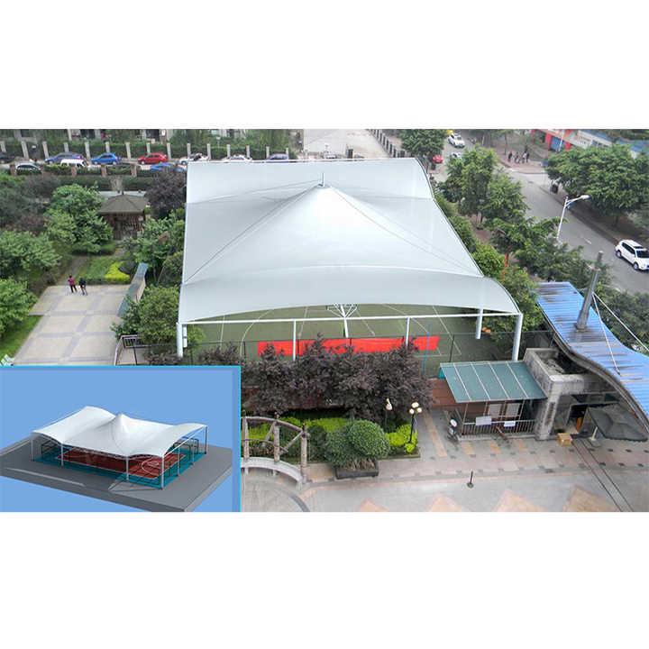 Custom Football Stadium PVDF Fabric Membrane Roof Shelter
