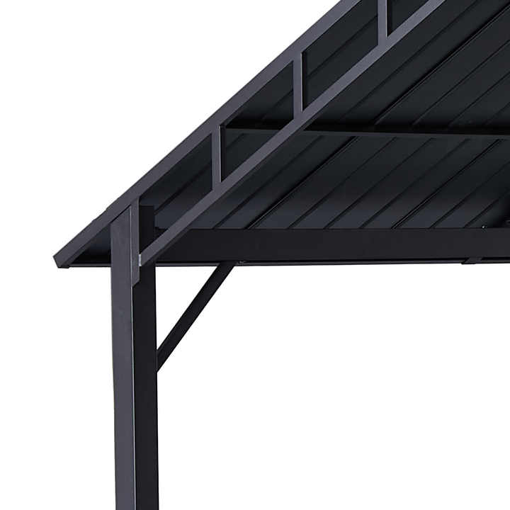 10x20 Galvanized Steel Canopy - Durable & Waterproof Pergola