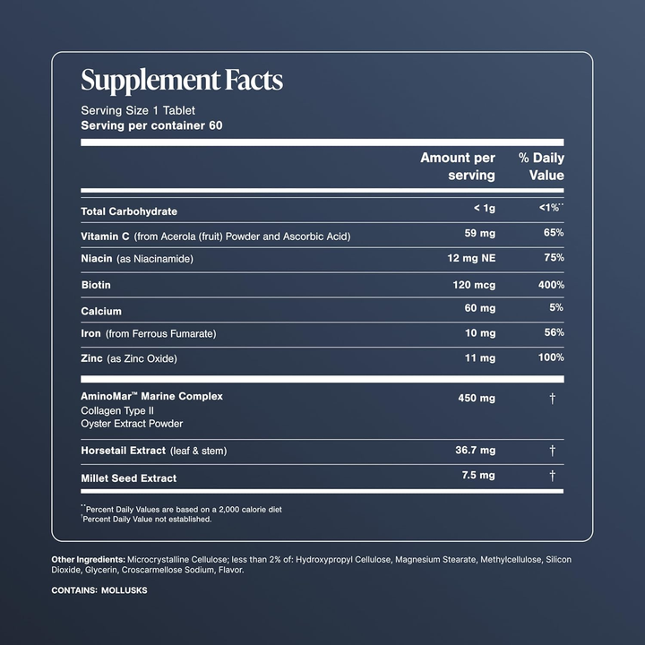 Solilan OEM Pure Biotin Zinc Calcium Tablets for Hair Growth Vitamin C ...