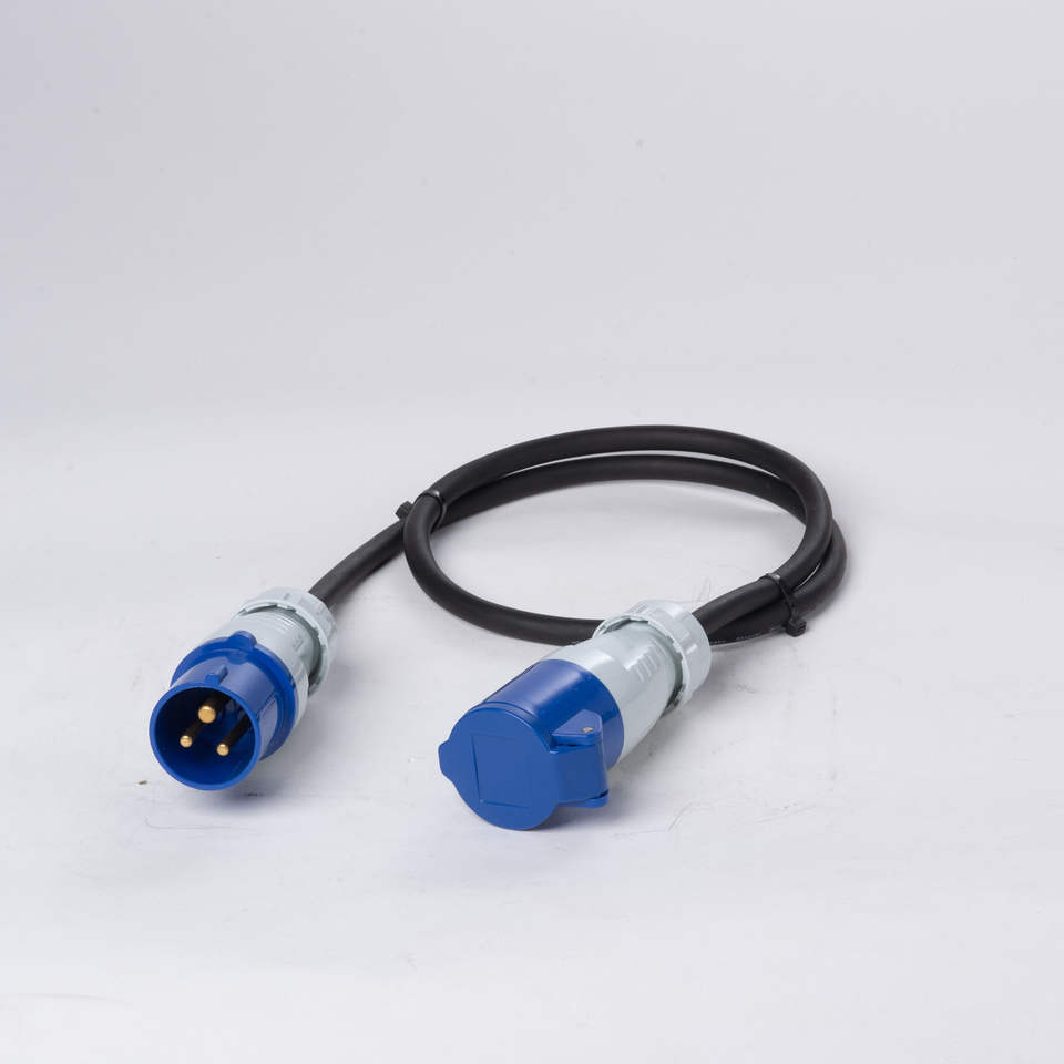 16A 230V CEE 3 Pin European Cable Reel IP44 NEMA Extension Cord Socket ...