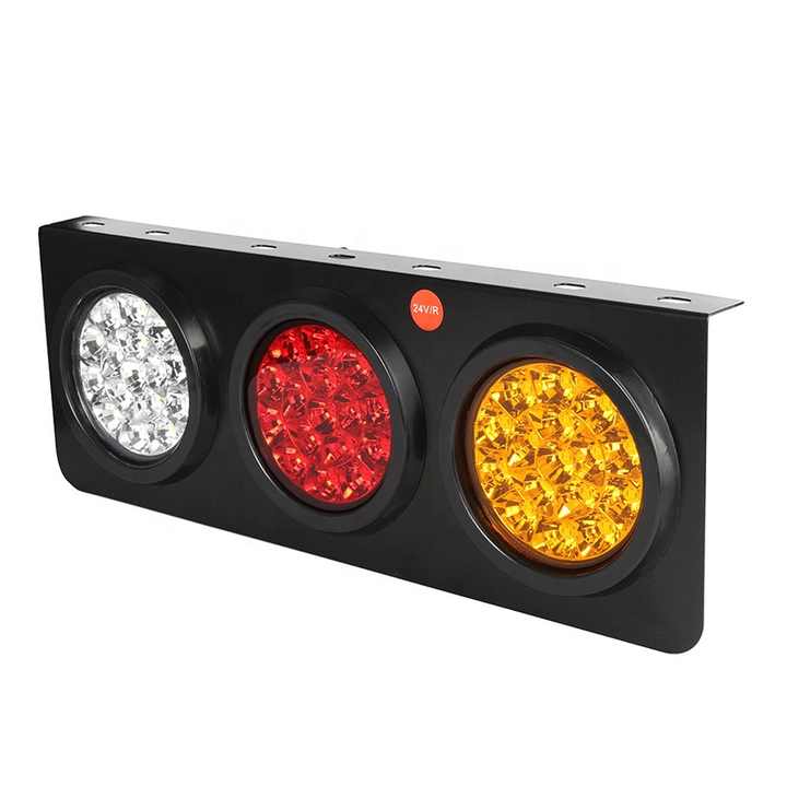 24V Stop Reverse Turn Signal Lights - LED Trailer Truck Lamps