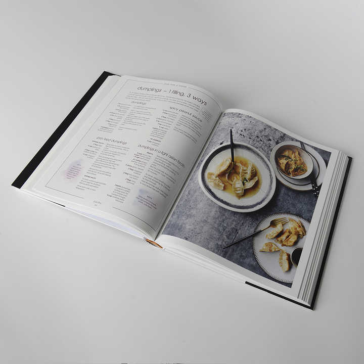 Color Printing Art Paper High-end Custom Cookbook Printing Hardcover ...