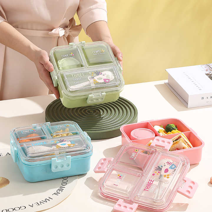 Lunch Box Kids Storage Containers for Kitchen Food Containers 3 ...