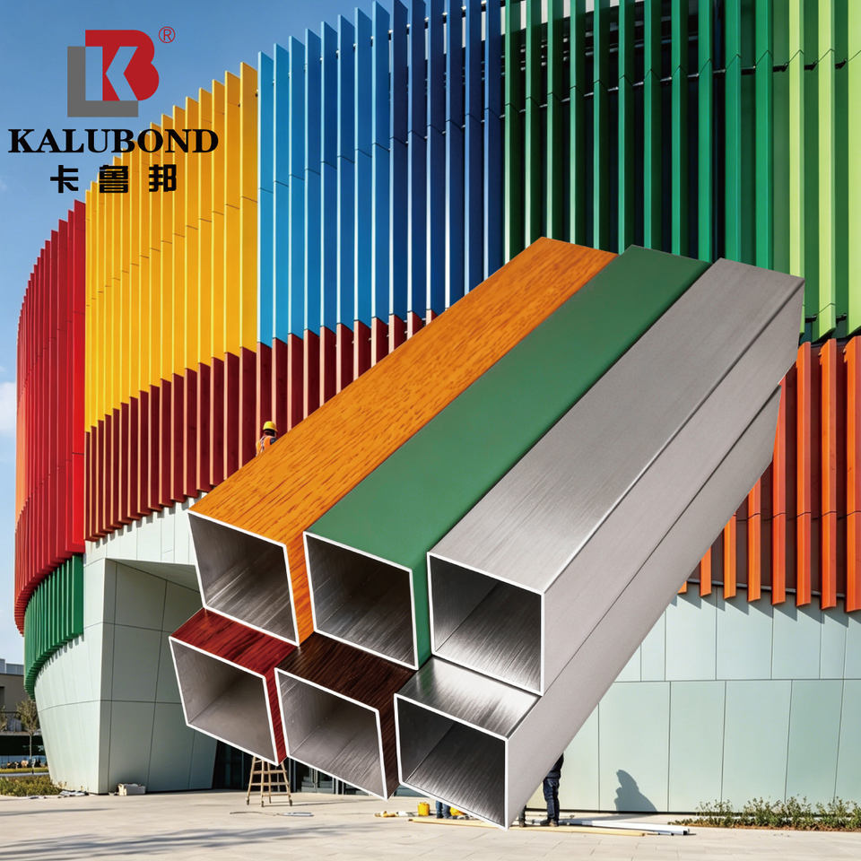 Aluminum Square Tube Subway Station Baffle Ceiling Waterproof Hurricane ...