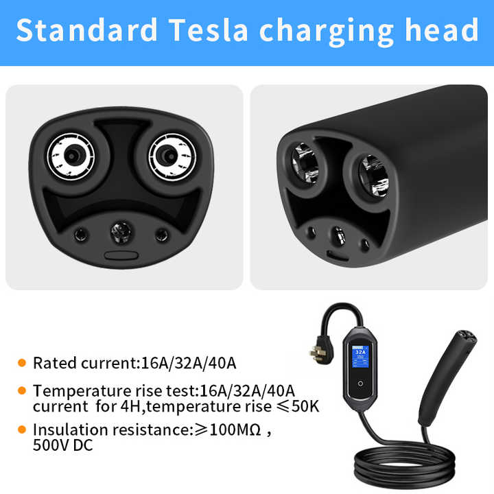 Manufacture tesla Mobile Smart Level 2 Ev Charger Ac Station Screen ...