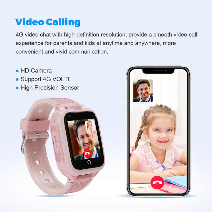 A11 Sim Card 4G Children Kids Safety Protector Games Smartwatch HD ...