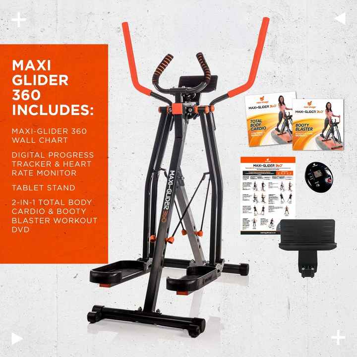 Maxi Glider 360 Slim Air Walker - Effective Exercise Machine for Weight ...