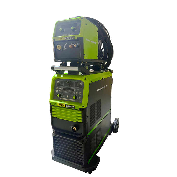 SANYU DOUBLE PULSE 220V 380V 350A 500A 630A Semi-automatic Aluminum MIG ...