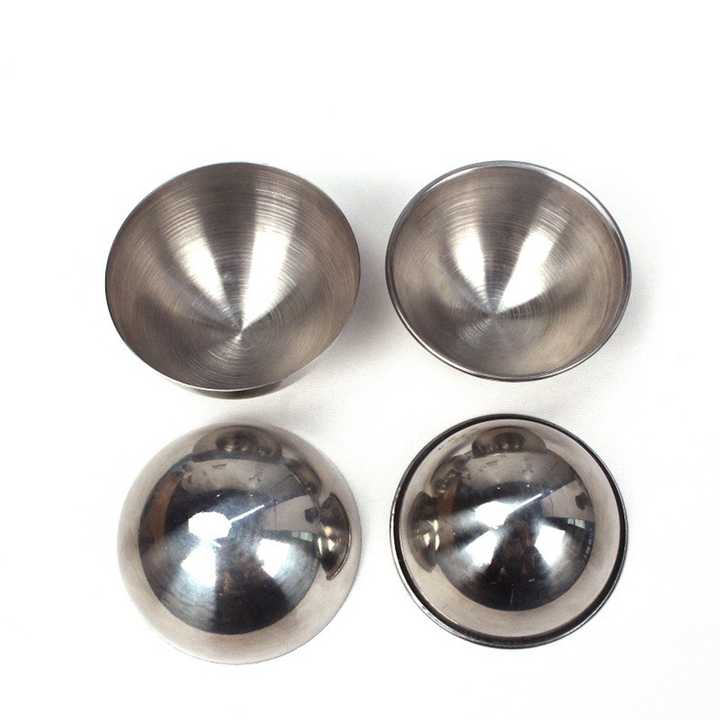 Large Metal Half Sphere Bowl - Stainless Steel Hemisphere