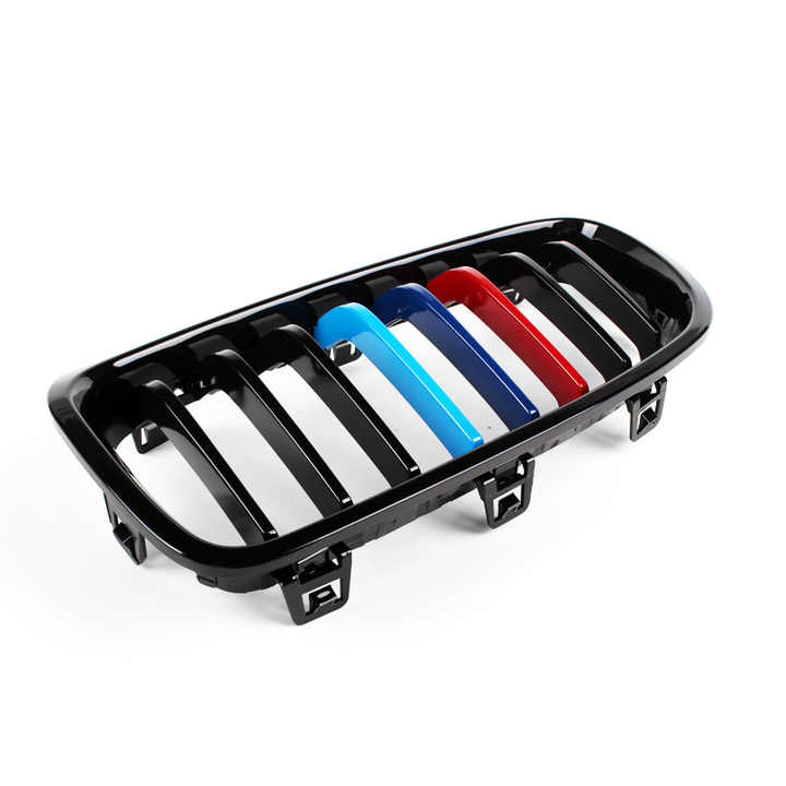 F30 Car ABS Front Grill Glossy Black M Color for BMW 3 Series F30 F31 ...