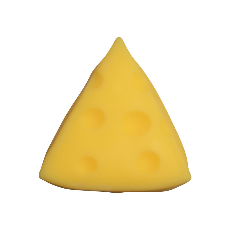 Triangle Cheese Shaped Squishy Fidget Toy TPR Material Unisex Stress ...