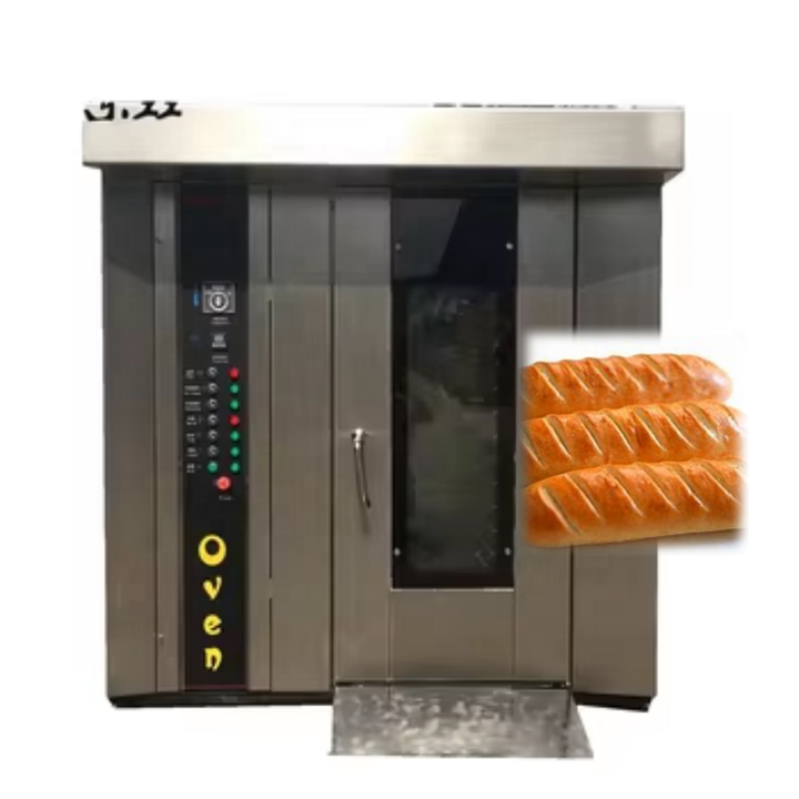 Bakery Equipment 16 -tray Rotary Oven Diesel Heating Type Rotating ...