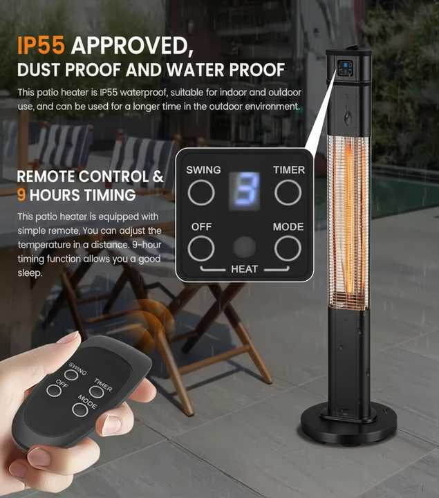 New Product Remote Control Heater 1600W Wholesales Infrared Carbon ...