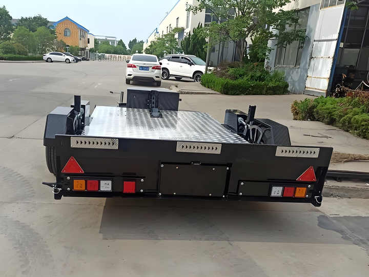 Car Hauler Sports Car Transportation Trailer Hydraulic Lift Trailer ...