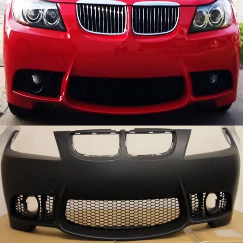 Modified M4 Style Front Bumper with Grille and Side Skirt 2005-2012 for ...