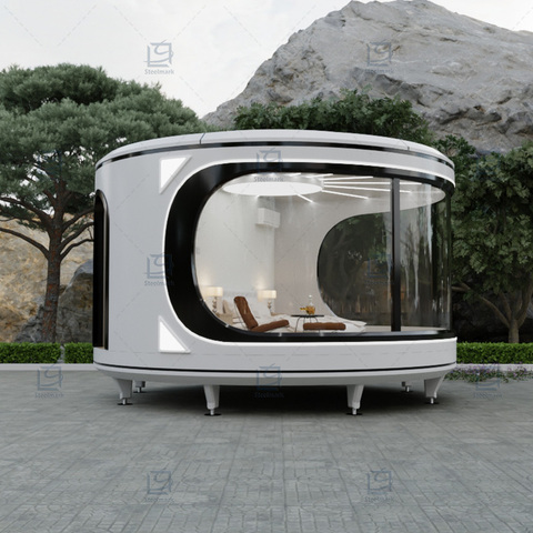 High Quality 20ft 40ft Prefab Pod Full Furnished Villa For Living Apple ...