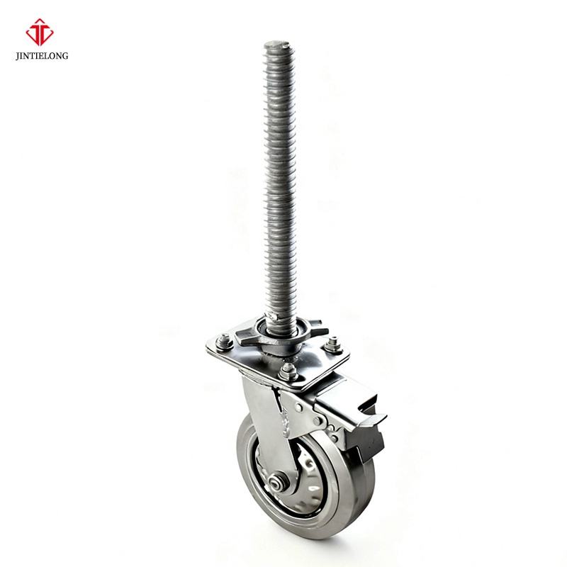 Portable Adjustable Metal Caster Wheel for Mobile Scaffolding Layer ...