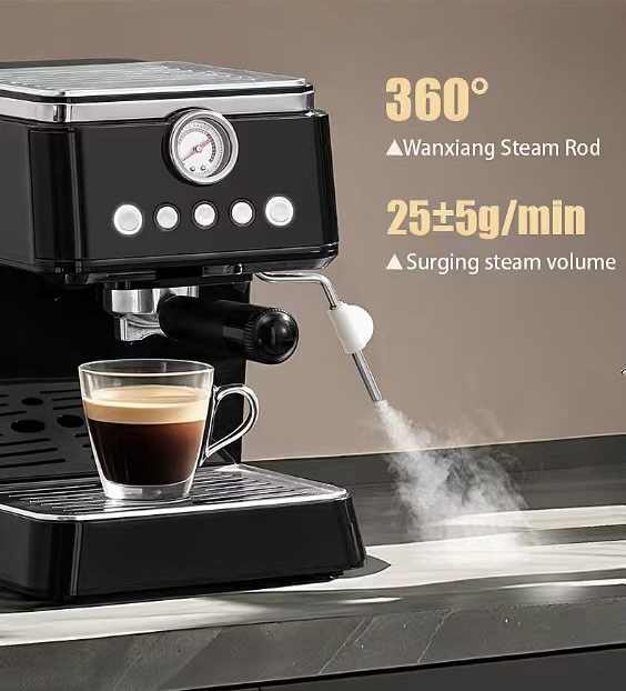 Semi-Automatic Espresso & Cappuccino Maker Home/Commercial Electric ...