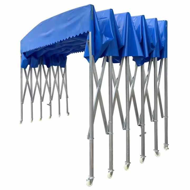 Mobile Large Metal Portable Car Tent Parking Garage Folding Shelter ...