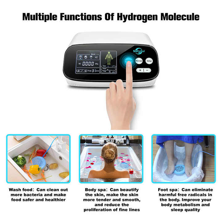 Hydrogen Body Detox Spa Machine Foot Massage Ion Cell Detox Foot Spa ...