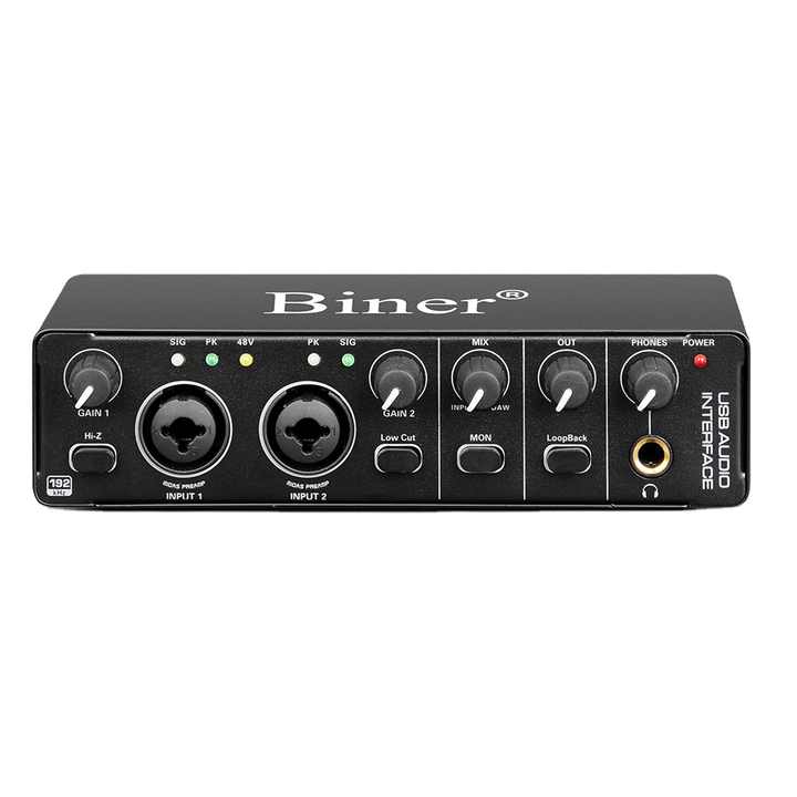 24bit 192khz Audio Interface USB - Professional Studio Sound