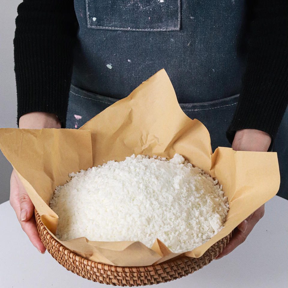 1000g Pure Soybean Wax Plant Wax 52 Degree Sheet Soybean Wax ...