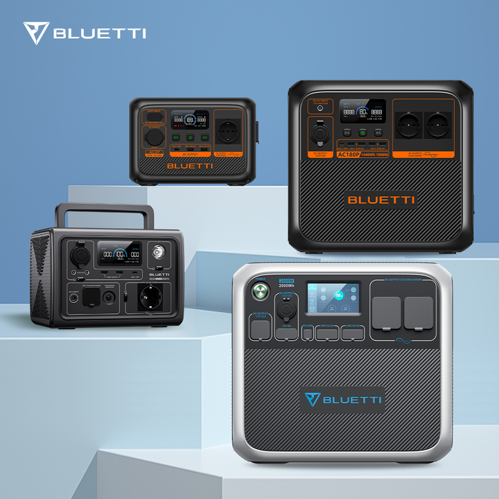 BLUETTI Solar Kit off Grid 500W 1KW - Portable Power Station