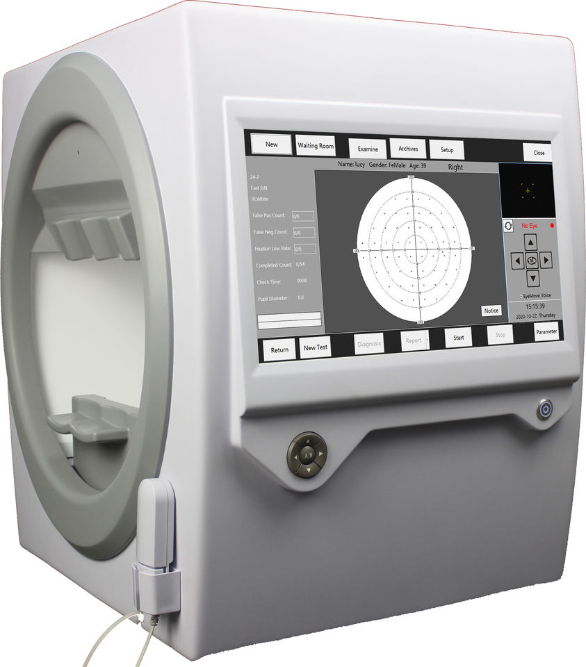 Goldman Ophthalmology Electric Eye Exam Machine | Auto Perimeter Visual ...