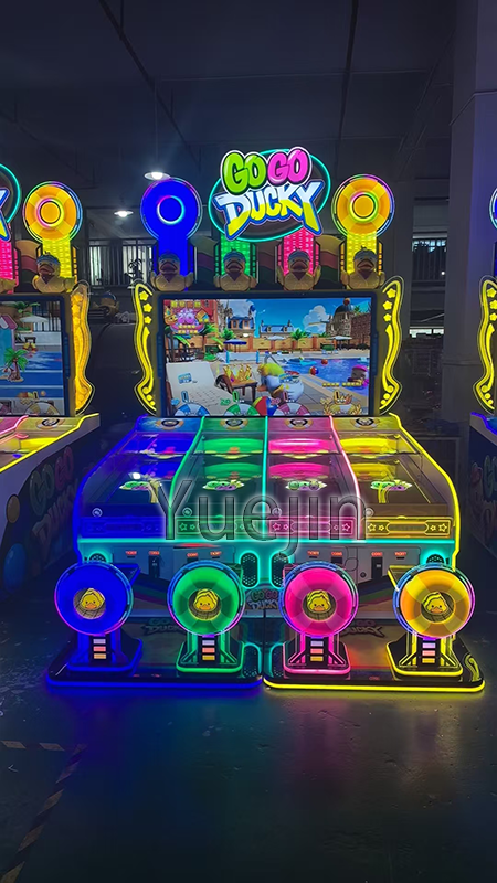 Coin-operated Interactive Duck Race Arcade Game Redemption Function ...
