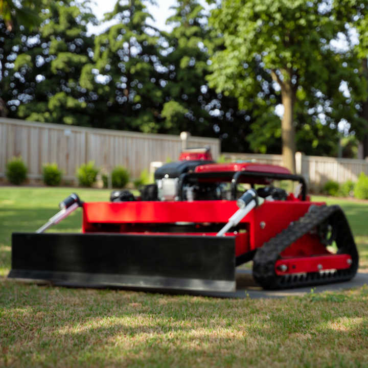 Crawler Lawn Mower Smart Remote Control Rotating Weeder Garden Gasoline ...