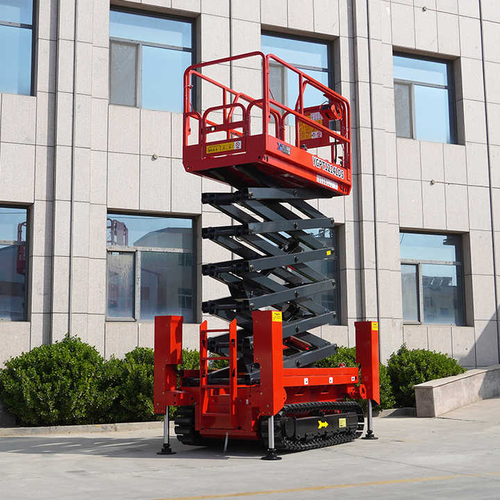 Aerial Battery-Powered Construction Lifter Self-Propelled 8m 10m 12m ...