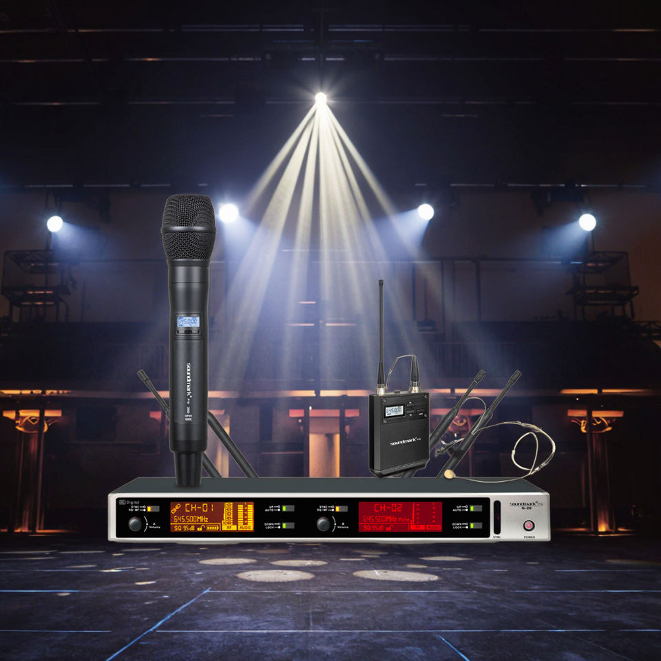 Soundmark G-20 High-end Wireless 2-Channel Digital Microphone Noise ...