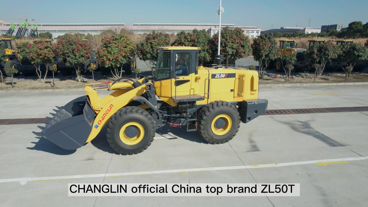 Changlin SINOMACH New Brand ZL50T 5 Ton Middle Payloader Diesel Engine ...