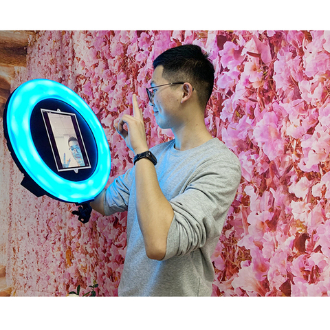Portable 360 Degree Selfie Booth - Automatic Rotating Camera Track for ...