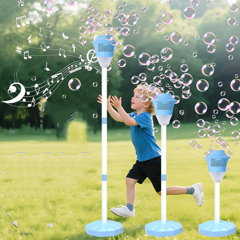 Automatic Standing Light-Up Toys Bubble Maker Machine for Kids Outdoor ...