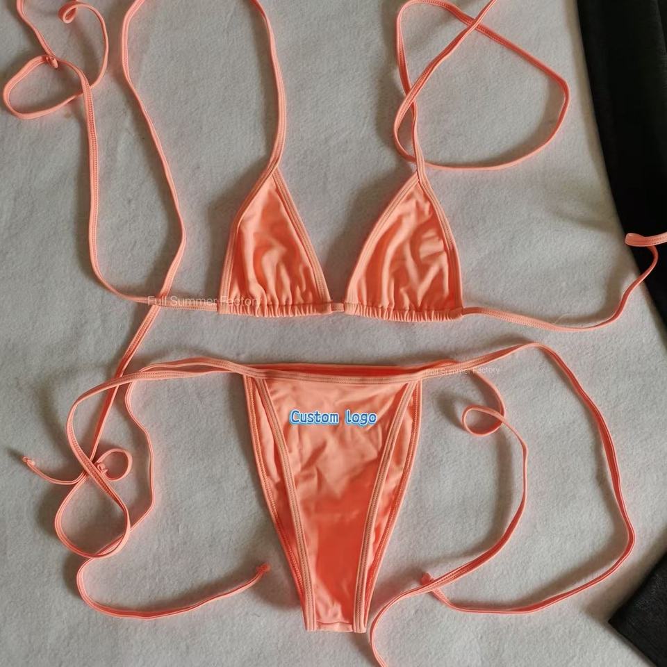 OEM Swimwear Factory Luxury Women's Two-Piece String Swimdress with ...