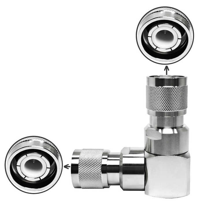 High Voltage RF Coaxial Adapter Connector HN Male to HN Male Plug ...
