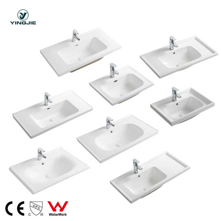 European Ceramic White Hand Wash Basin Price for Hotels