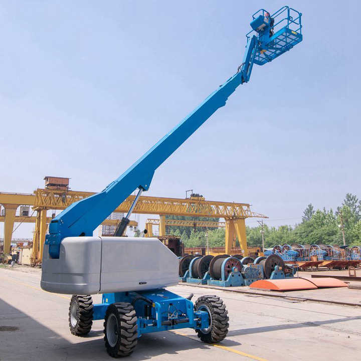 Electric Hydraulic Diesel Crank Arm Lift Lifting Platform Manned Lift ...