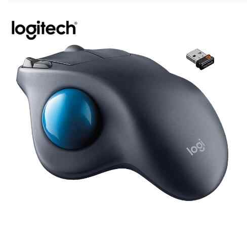 Logitech M570 2.4G Wireless Gaming Mouse Ottico Trackball Ergonomico Gamer Mouse per Windows 10 8