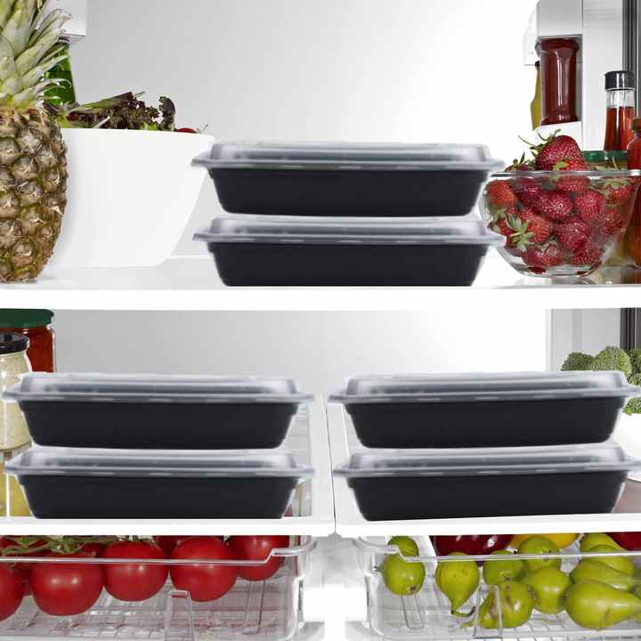 28 Oz Leakproof Plastic Containers - Ideal for Food Storage
