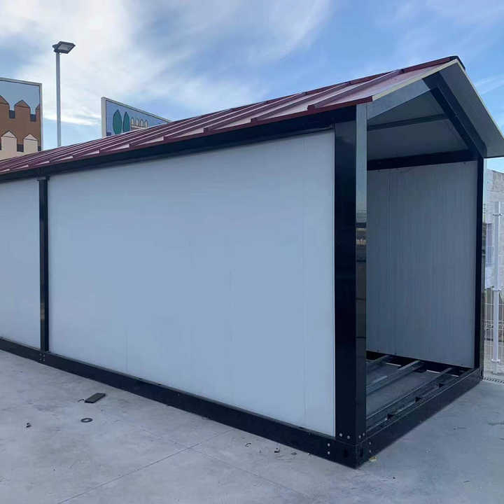 Gable Roof China Tiny Prefab - 20ft & 40ft Storage Containers
