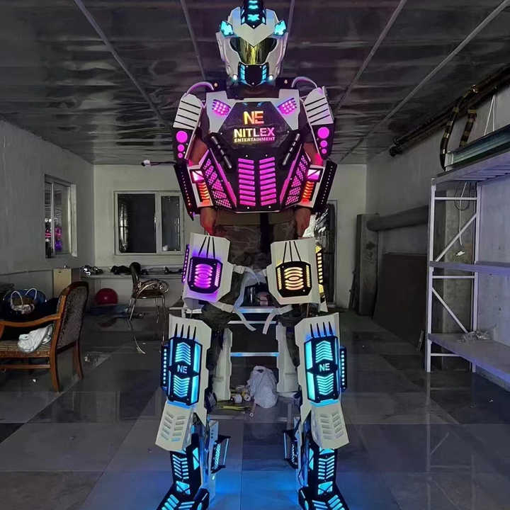 Party Traje Led Robot Costume - Elegant Power Halloween