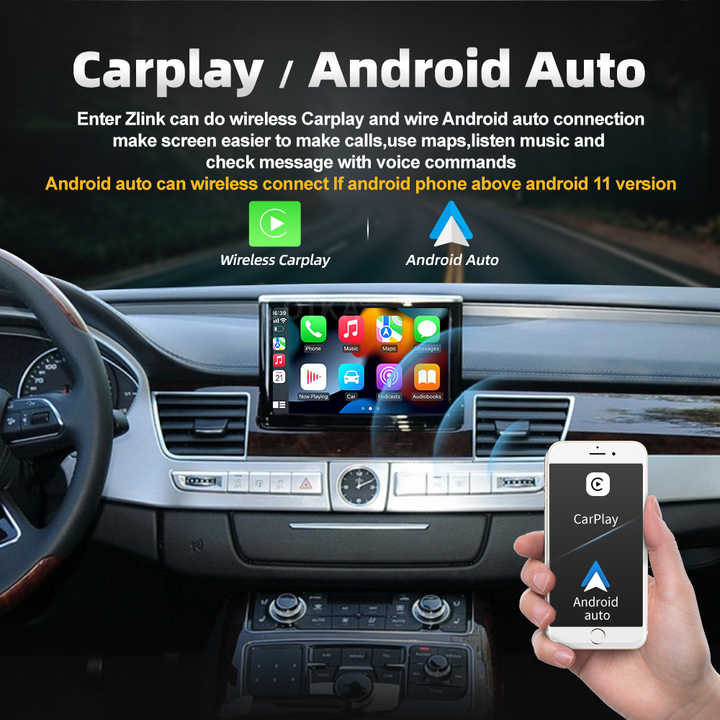 Audi A8 D4 2011-2017 8" Wireless CarPlay Touch Screen GPS Media Player OEM