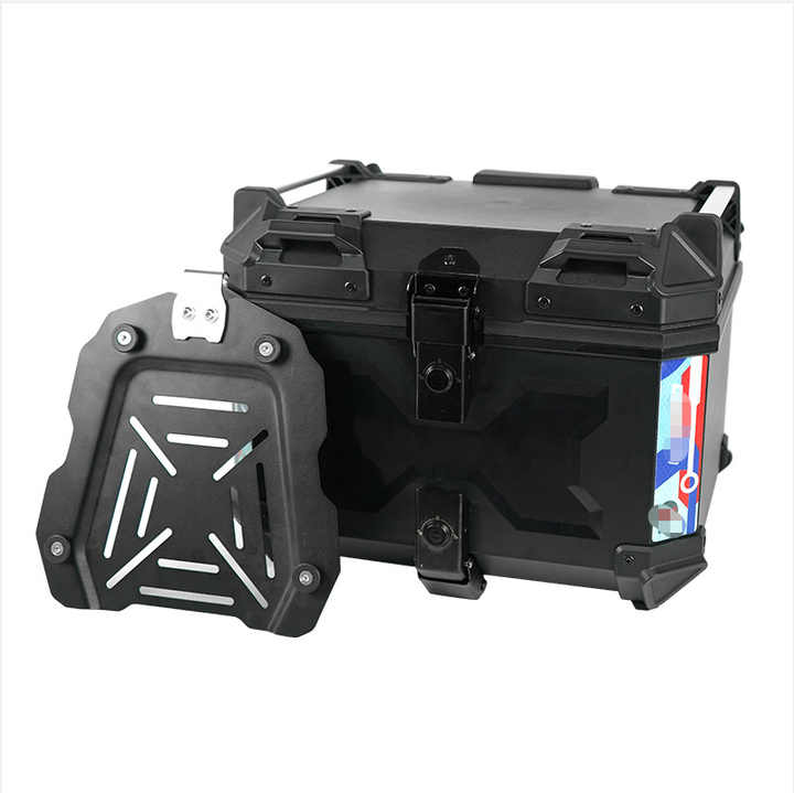 Motorcycle Trunk 45L ABS Motorcycle Box Top Motorcycle Plastic Box ...