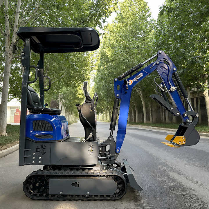 Omitech 1-ton compact crawler excavator for agricultural and ...