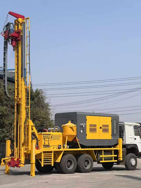 200m-400m DTH Hydraulic Water Well Truck Mounted Drilling Rig Machine ...