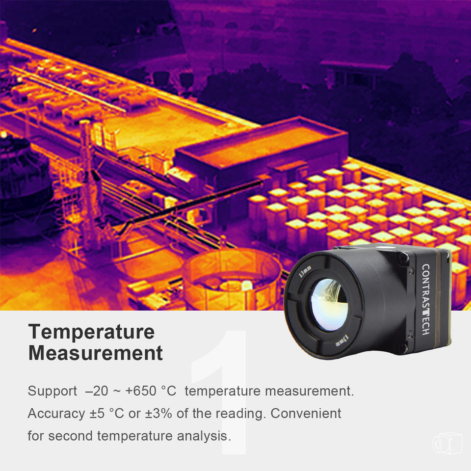 Shock-resistant 640 Digital Zoom 100mm Lens Thermal Camera